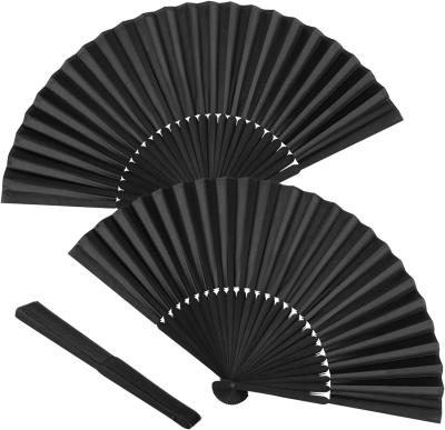 China Hot Sale Personalized Japanese Hand Fan Wedding Decoration & Gift Set Hand Made Bamboo Silk Fan for sale
