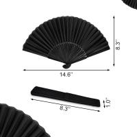 China Hot Sale Personalized Japanese Hand Fan Wedding Decoration & Gift Set Hand Made Bamboo Silk Fan for sale