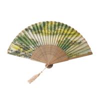 China Chinese and Japanese Style Retro Pattern Silk Hand Fan Art Craft Gift Party Dance Hand Fan for sale