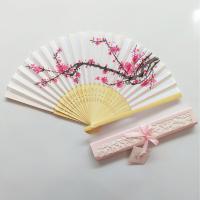 China [I AM YOUR FANS ]Japanese Mini Silk Dance Fans Bamboo Silk Folding Hand Fan for sale