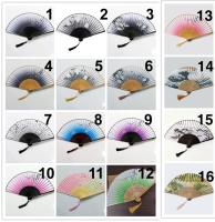 China [I AM YOUR FANS] in Stock Personalized Wedding Hand Fan Bamboo Silk Fan for sale