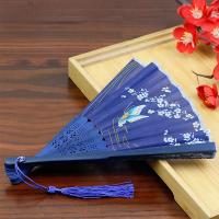 China [i Am Your Fans]Event Souvenirs Cheap Bamboo SAKURA  Flower Design Folding Hand Fan Wedding FAVOR for sale