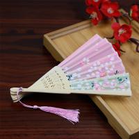 China [I AM YOUR FANS] Sufficient Stock! 12 Designs Lady Bamboo Hand Traditional Print Wonderful Japanese Silk Folding Fan for sale