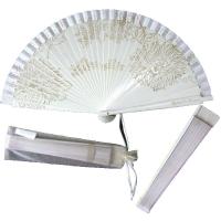 China Wholesale Chinese Carved Printed Logo Folding Wood Hand Fan for Christmas and Dance Party for sale