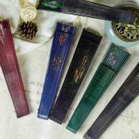 China Personalized Wedding Decoration Wooden Hand Fan Hand Painted Spanish Wood Folding Fans for sale