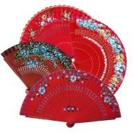 China Wedding Decoration Personalized-Wooden-Fan Folding Fans Hand Painted Spanish Hand Fan for sale
