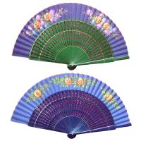 China Wedding Decoration Personalized-Wooden-Fan Folding Fans Hand Painted Spanish Hand Fan for sale