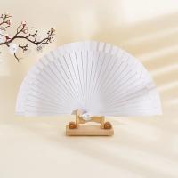 China Chinese Style Vintage Hand Fan Portable Chinese Bamboo Fan Wedding Gifts 23cm Spanish Wooden Fans Hot Sale for sale