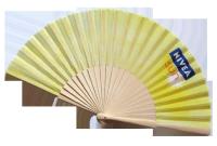 China 23 cm Custom Printing Wood Folding Fan Wholesale Factory Paper or Fabric Held Hand Fans for sale