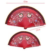 China Customized New Design Wedding&Festival Gifts Hand Painted Spanish Handheld Fan for sale