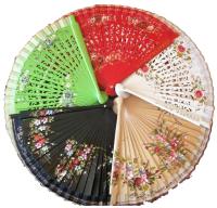 China Customized New Design Wedding&Festival Gifts Hand Painted Spanish Handheld Fan for sale