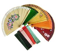 China High Quality Luxury Custom Made Wood Hand Fans Hand Painted Spanish Wood Fan for sale