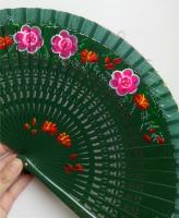China [I AM YOUR FANS]sufficient Stock 100% Hand Painted Spanish Hand Wood Hand Fan Flamenco Fan for sale
