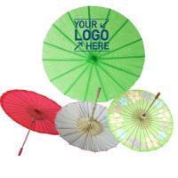 China Bamboo Rib Craft Umbrella Chinese Traditional Oil Paper Umbrella Hand Made Umbrella for sale