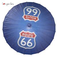 China Wholesale DIY Chinese Craft Paper Umbrella for Wedding Photograph Accessory Party Decor Long-handle White Paper Parasol for sale