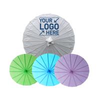 China Chinese Japanese Children DIY Drawing Umbrella Wedding Decoration Photo Props White Parasol Paper Umbrellas for Crafts for sale