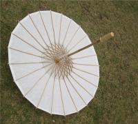 China [I AM YOUR FANS ]Cheap Paper  Chinese Umbrella 84cm Wedding Decoration Gift Child Drawing Bamboo Crafts for sale