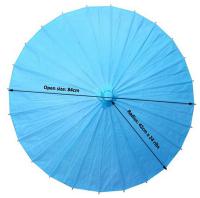 China [I AM YOUR FANS ]Cheap Paper  Chinese Umbrella 84cm Wedding Decoration Gift Child Drawing Bamboo Crafts for sale