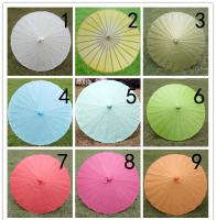 China [I AM YOUR FANS ]Cheap Paper  Chinese Umbrella 84cm Wedding Decoration Gift Child Drawing Bamboo Crafts for sale