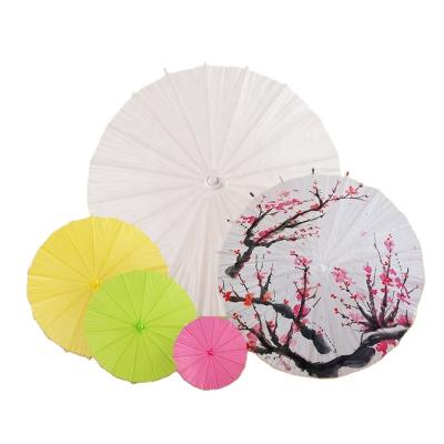 China [i Am Your Fans] Sufficient Stock! Kids Diy White Paper Umbrellas 10cm 15cm  20cm 30cm for sale