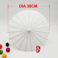 China [i Am Your Fans] Sufficient Stock! Kids Diy White Paper Umbrellas 10cm 15cm  20cm 30cm for sale