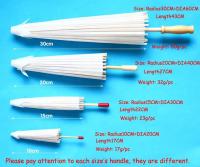 China [i Am Your Fans] Sufficient Stock! Kids Diy White Paper Umbrellas 10cm 15cm  20cm 30cm for sale