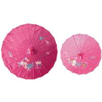 China [I AM YOUR FANS ]Factory Price Traditional Folk Style Chinese Classical Fabric Red Wedding Chinese Umbrella for sale
