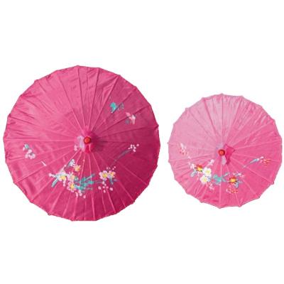 China [I AM YOUR FANS ]Factory Price Traditional Folk Style Chinese Classical Fabric Red Wedding Chinese Umbrella for sale