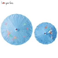 China [I AM YOUR FANS ]DIA60CM DIA80CM Bamboo Frame Fabric Cheap Wedding Party Decoration Umbrella Chinese Umbrella for sale