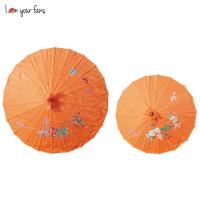 China [I AM YOUR FANS ]DIA60CM DIA80CM Bamboo Frame Fabric Cheap Wedding Party Decoration Umbrella Chinese Umbrella for sale