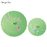 China [I AM YOUR FANS ]Factory Price Japanese Style Umbrella Kids Size&adult Size   Flower Fabric Parasol Flower Fabric pink Umbrella for sale