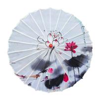 China Paper Parasol Wedding Paper Umbrella Party Favor 60/80cm Bamboo Umbrellas for Bridal Shower Centerpieces Photo Props for sale