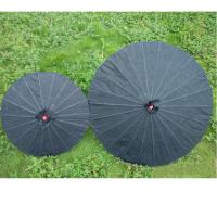 China [I AM YOUR FANS] Cheap Colourful Chinese Fabric White Black Parasol Umbrella White Wedding Parasol Umbrella for sale