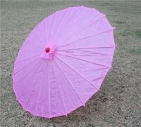 China [I AM YOUR FANS]Wholesale White Fabric Chinese Parasol Wooden Umbrella for Outdoor Fabric Wedding Umbrella for sale