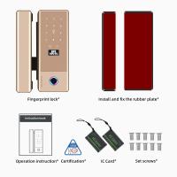 China CE Sliding Glass Door Smart Lock Bluetooth Simple Installation for sale