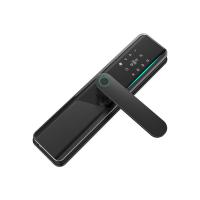 China 250mm Tuya Smart Door Lock Red Metal Bluetooth Front Door Lock for sale