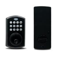 China Smart Deadbolt Door Lock Wifi Tuya APP Password Key Wooden Door for sale