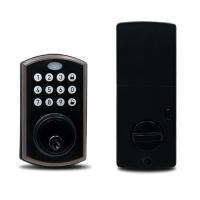 China Aluminum Alloy Smart Deadbolt Door Lock Auto Electronic Wireless Door Lock for sale