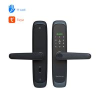 China ROHS Wireless Deadbolt Lock Rfid Card Wifi Keyless Door Lock for sale