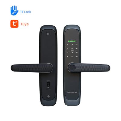 China Digital Tuya Glass Door Lock for sale