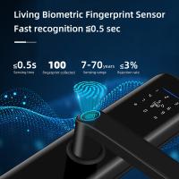 China 50mm Fingerprint Smart Door Locks Digital Password With Semiconductor Sensor for sale