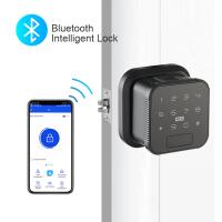 China 6V Door Knob Smart Lock Electronic Keyless Fingerprint Door Lock for sale