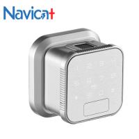 China Password Fingerprint Wireless Door Lock Coffee Finish Electronic Front Door Lock for sale