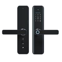 China Anti Corrosion Smart Camera Door Lock Password Biometric Smart Camera Lock for sale