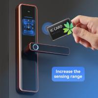 China Compatible Smart Camera Door Lock Antique Copper Outdoor Smart Lock for sale