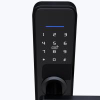 China Red Bronze Wifi Bluetooth Door Lock Sturdy Bluetooth Keypad Lock for sale