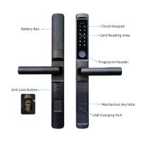 China Sliding Electric TTlock Smart Lock Keyless Biometric Door Lock for sale