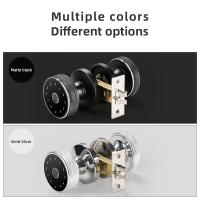 China Waterproof Fingerprint Smart Door Lock Multiple Colors Outdoor Smart Lock for sale