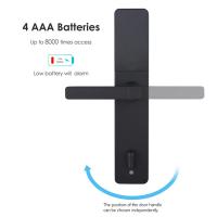 China CE Certificate Wifi Smart Lock Outdoor Smart Door Lock With Semiconductor Sensor for sale