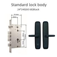 China Digital Biometric Fingerprint Handle Lock Easy Installation Wifi Smart Door Lock for sale